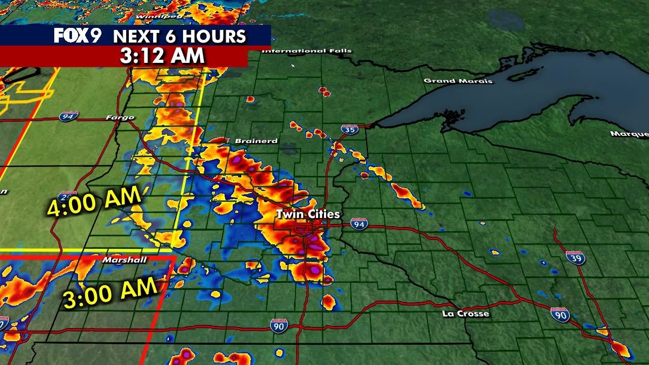 MN weather: Severe thunderstorm watch until 4 a.m. Wednesday