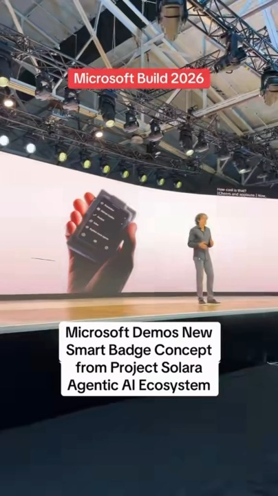 Microsoft demos new smart badge concept from Project Solara agentic AI ...