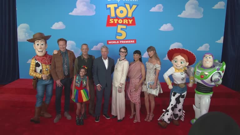 Taylor Swift makes surprise appearance at 'Toy Story 5' premiere