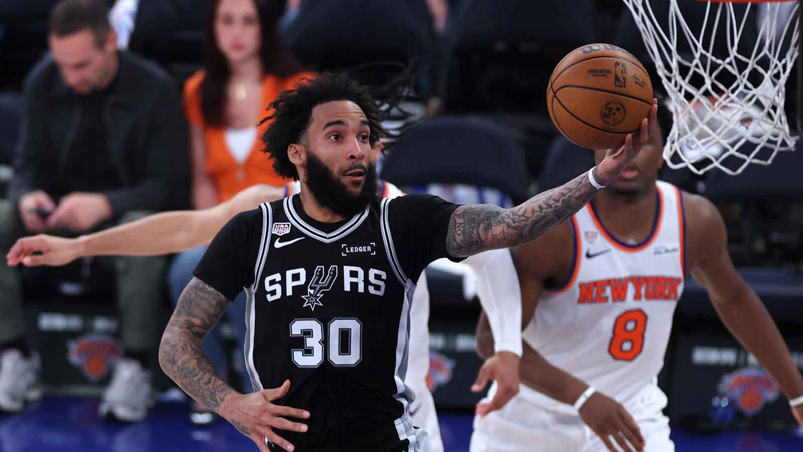 Spurs’ Julian Champagnie opens up about brother Justin attending Game 3 ...