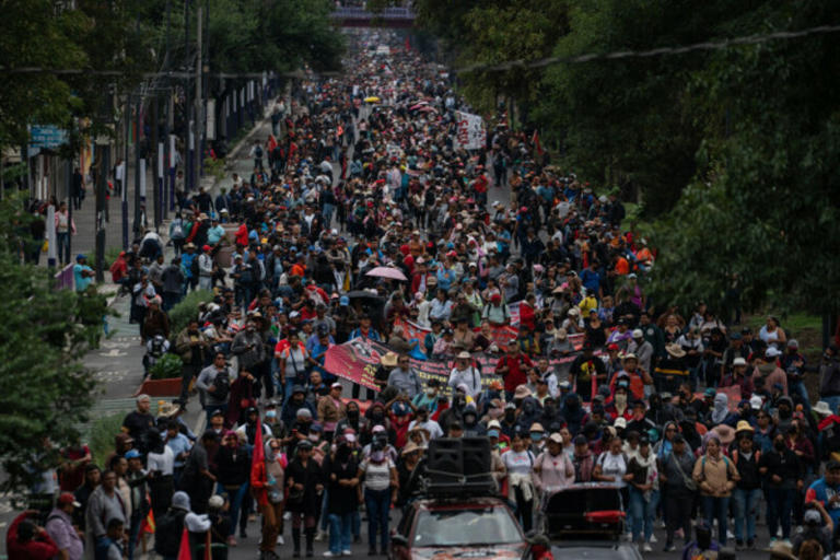 Mexico City gripped by protests and blockades with World Cup about to ...