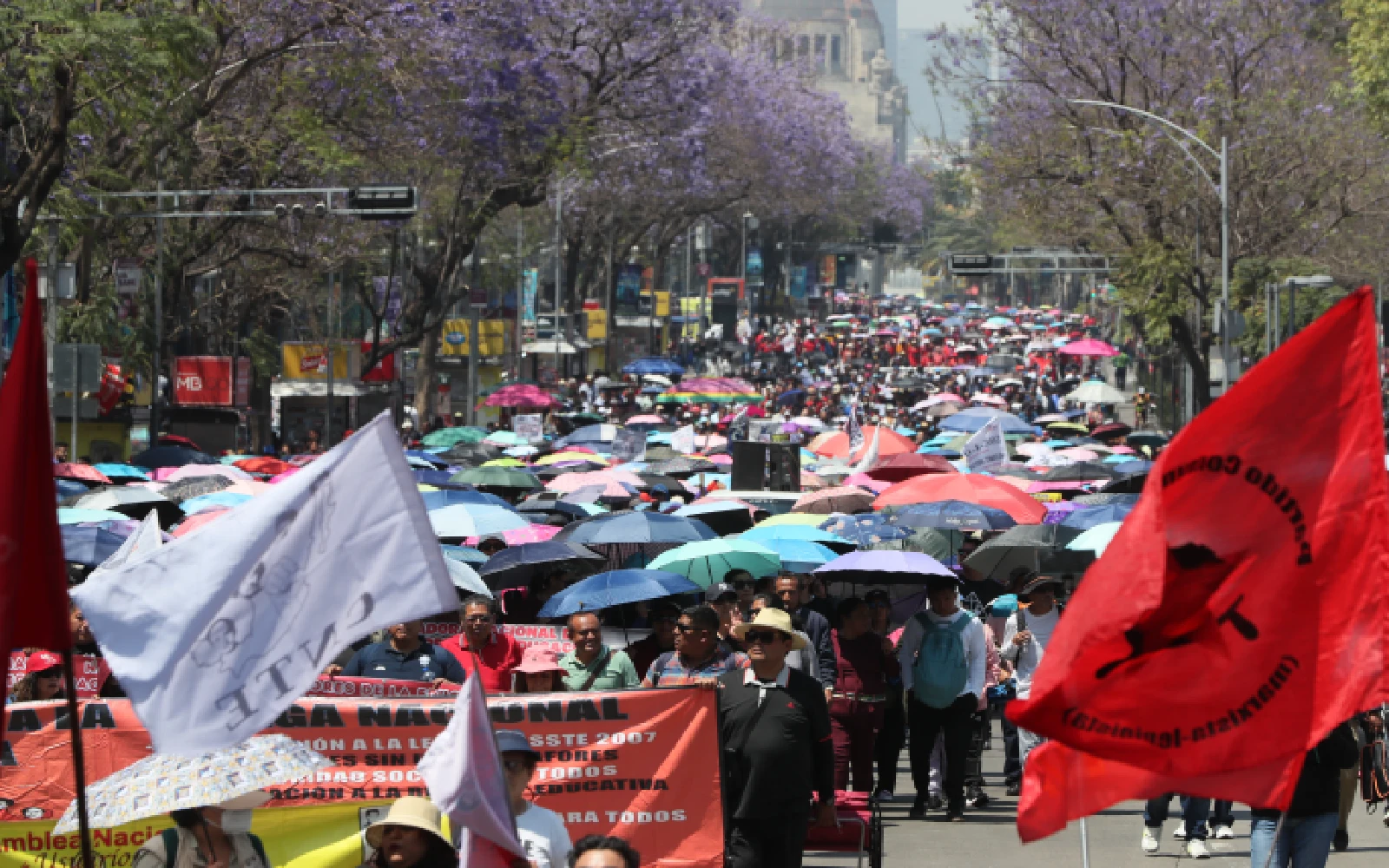 Protesters block road to Mexican World Cup stadium