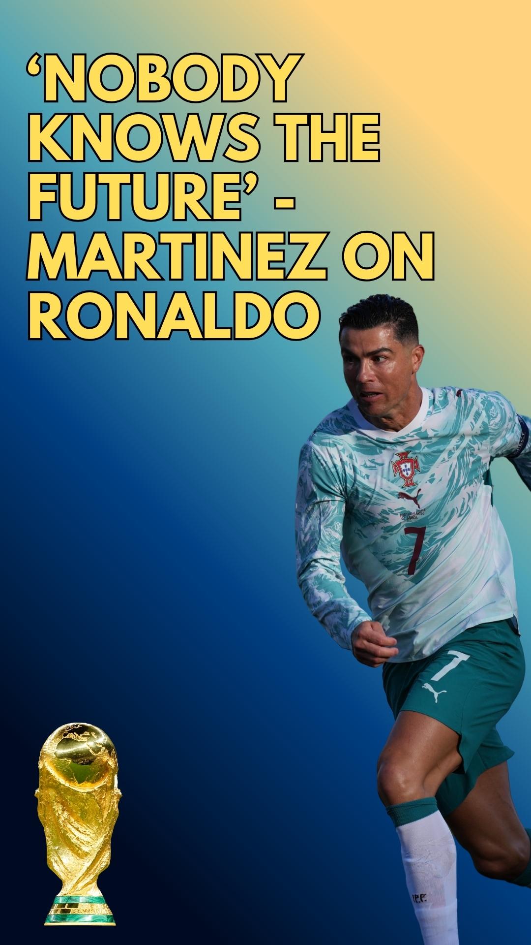 Roberto Martinez - 'Nobody knows what the future holds' - Portugal head ...