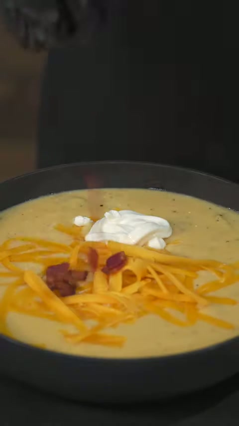 How to make creamy potato soup #shorts