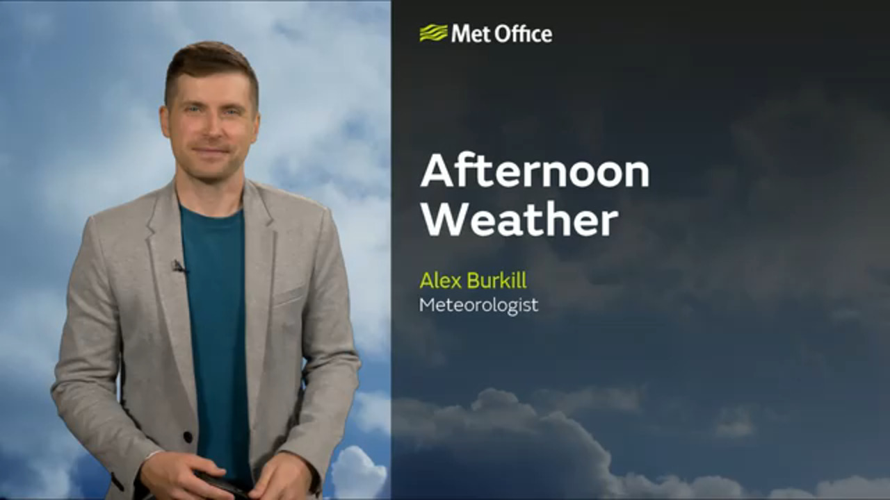 Met Office Tuesday afternoon weather forecast 28/04/2026