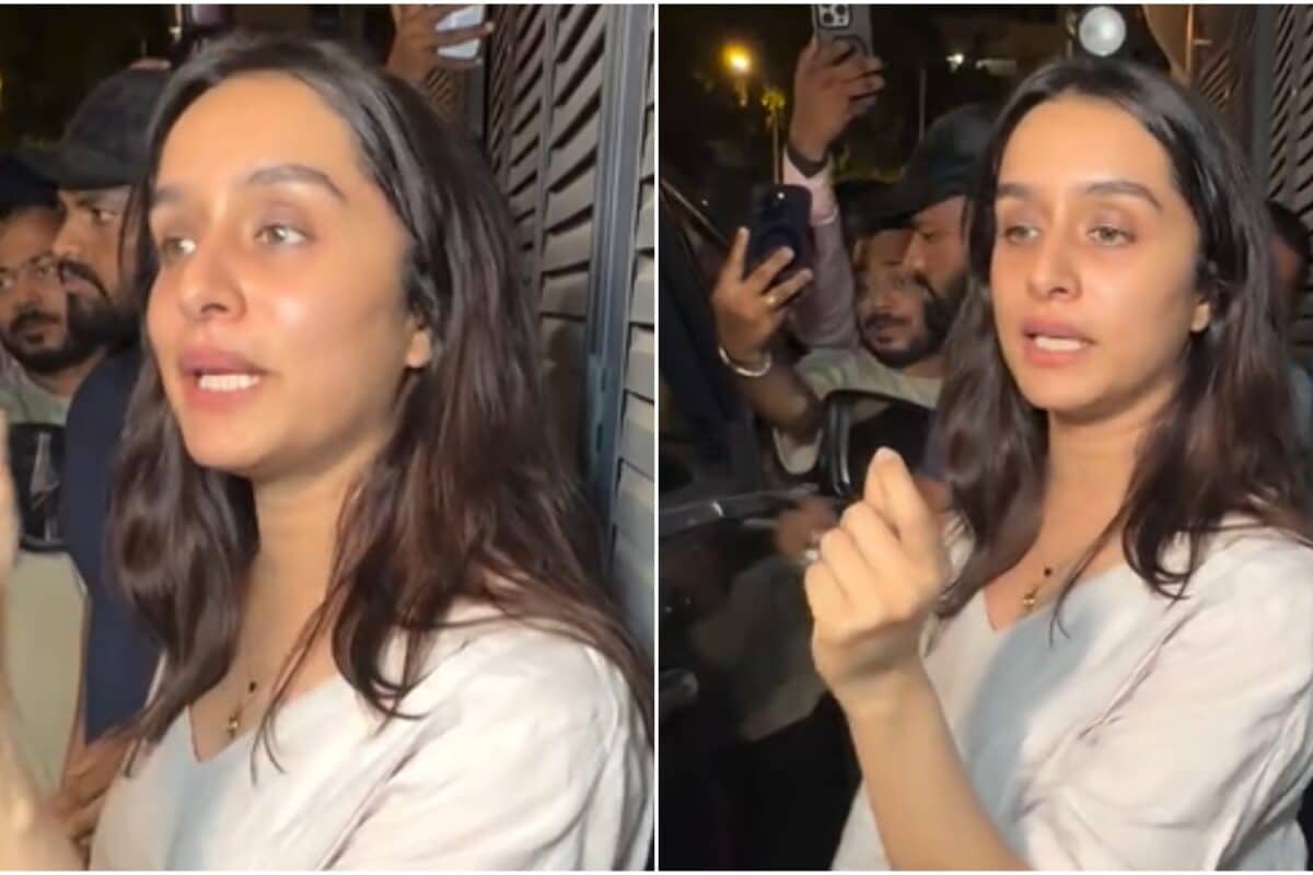 Shraddha Kapoor appears irked as paparazzi swarm her, politely says ...