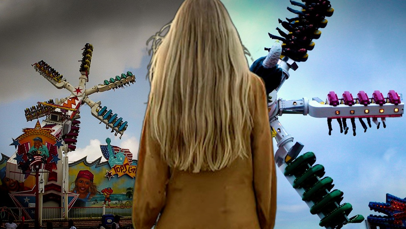 The ride operator hit start and crushed her on camera