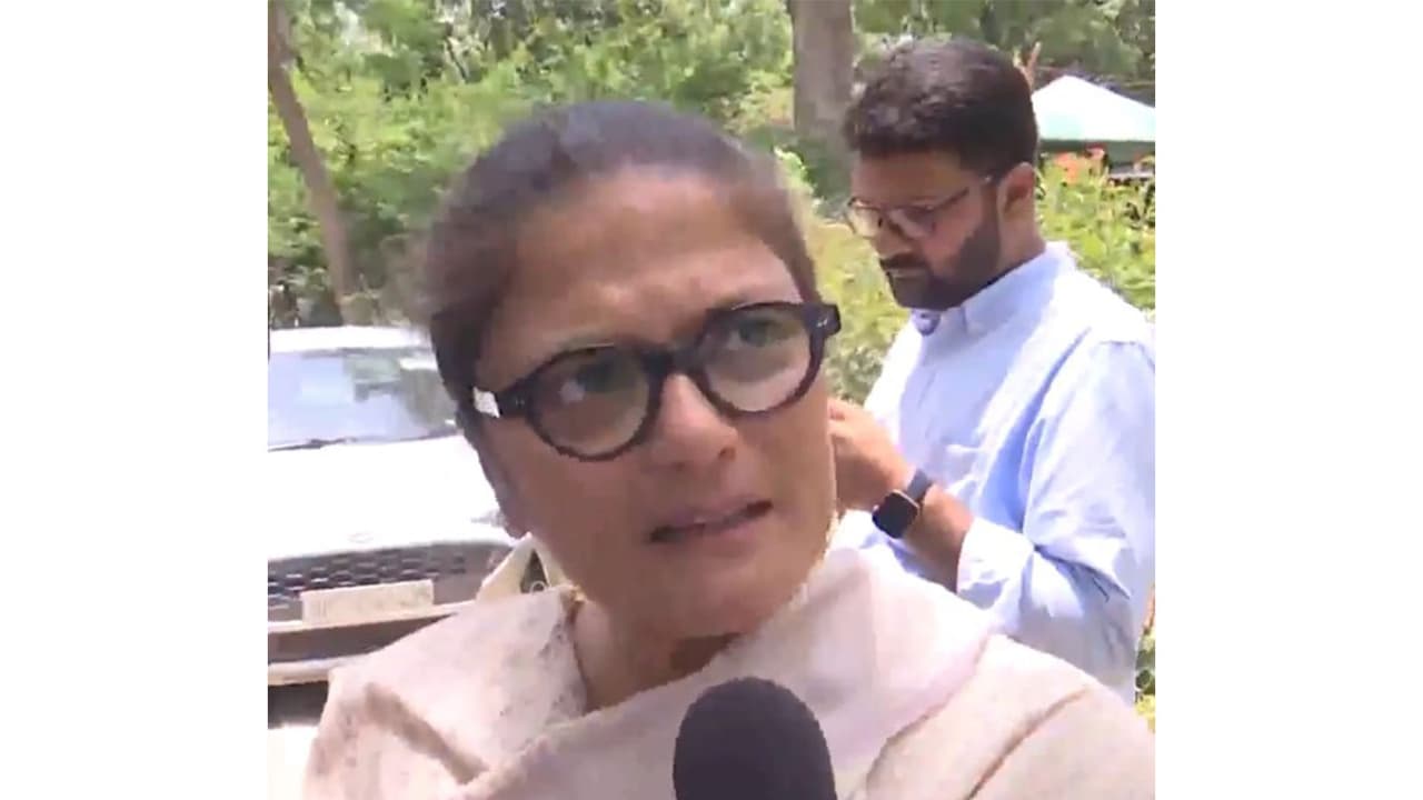 Sushmita Dev resigns from TMC, meets Assam CM Himanta Biswa Sarma