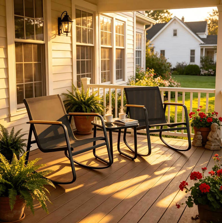 Walmart's lovely 3-piece patio set is under $70, and it's a bird ...