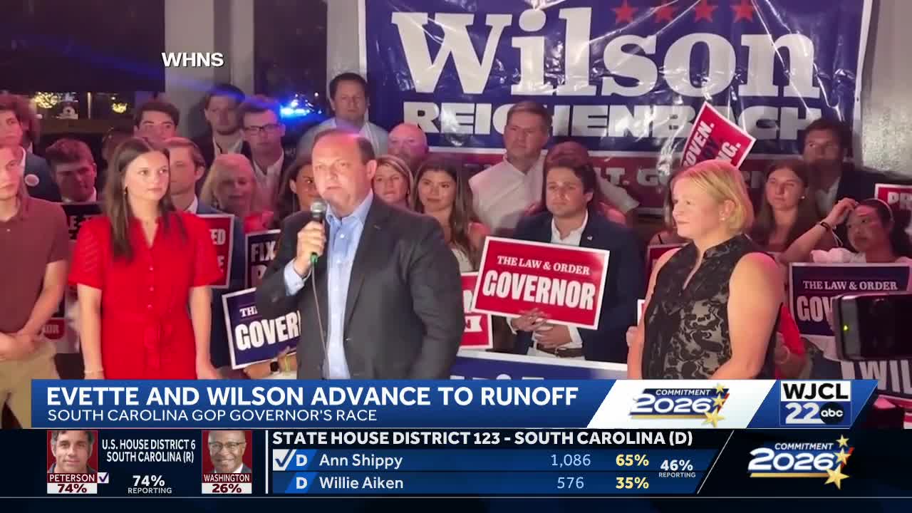 Republican runoff set in South Carolina governor's race