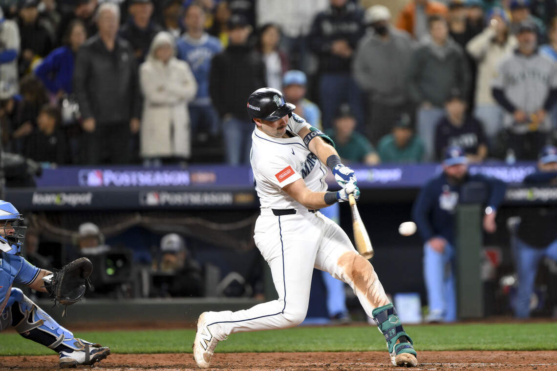 Cal Raleigh belts grand slam in rehab start with Tacoma Rainiers