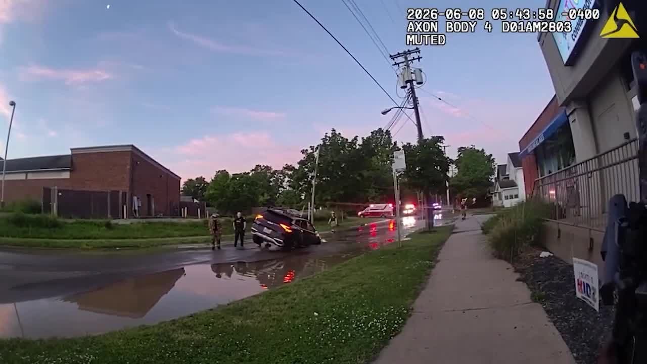 'Very scary': Driver speaks out after SUV swallowed up by sinkhole in Akron