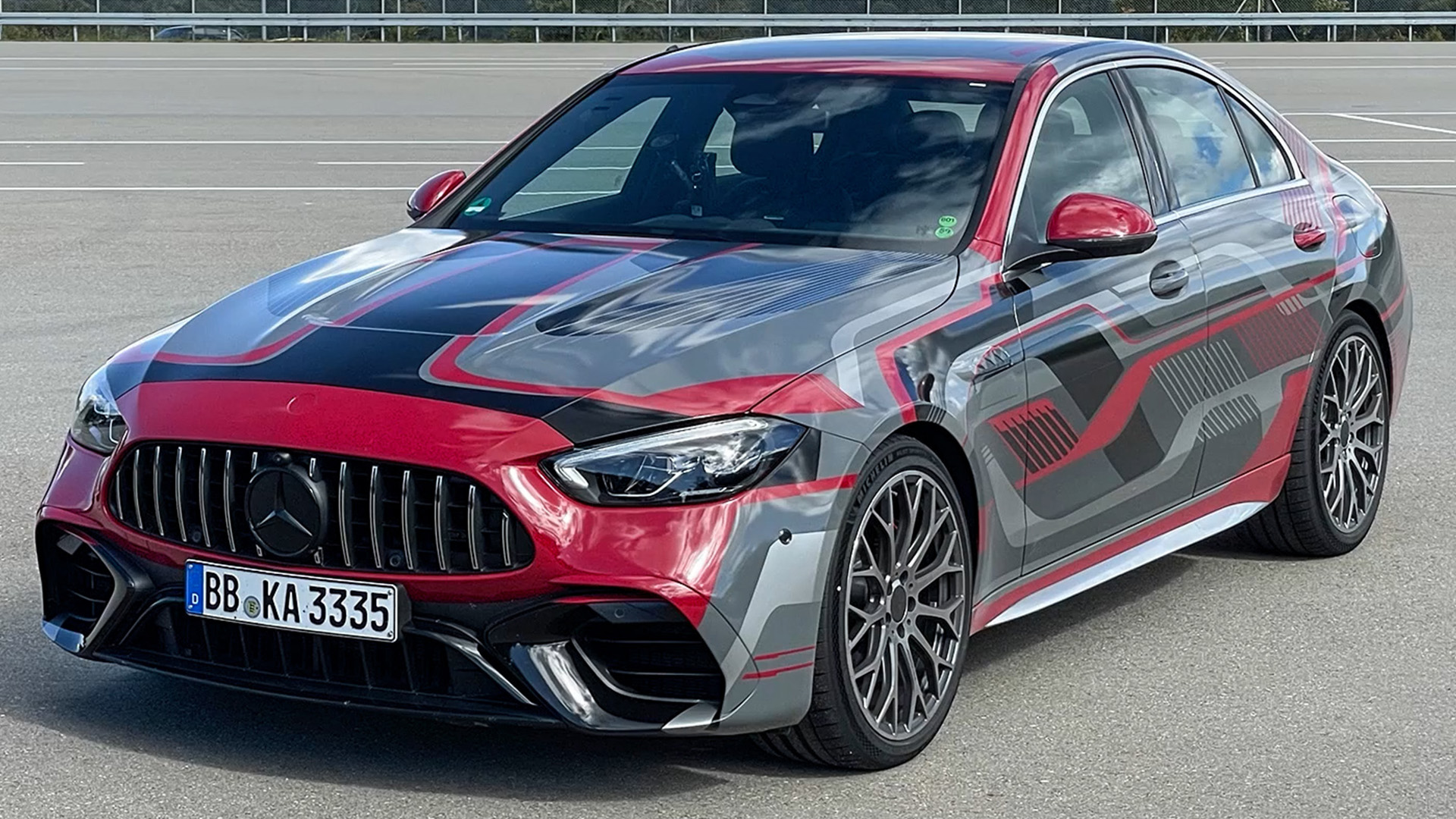 Testing the new AMG C63 S E Performance