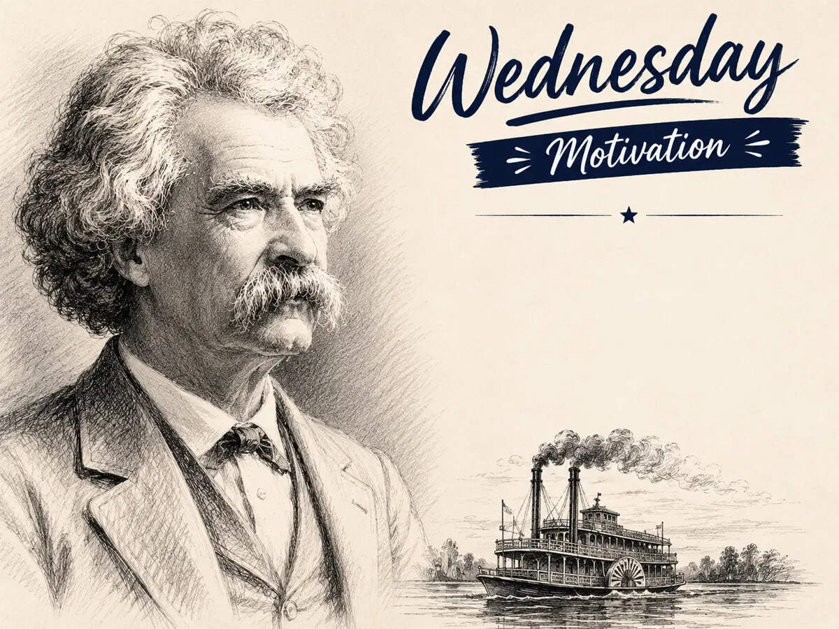 Wednesday motivation quote by Mark Twain: 'The man with a new idea is a ...
