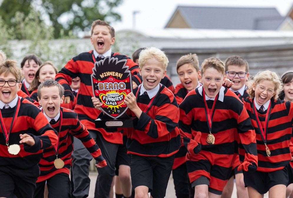 Class at Joy Lane Primary School, Whitstable, named 'Britain's funniest ...