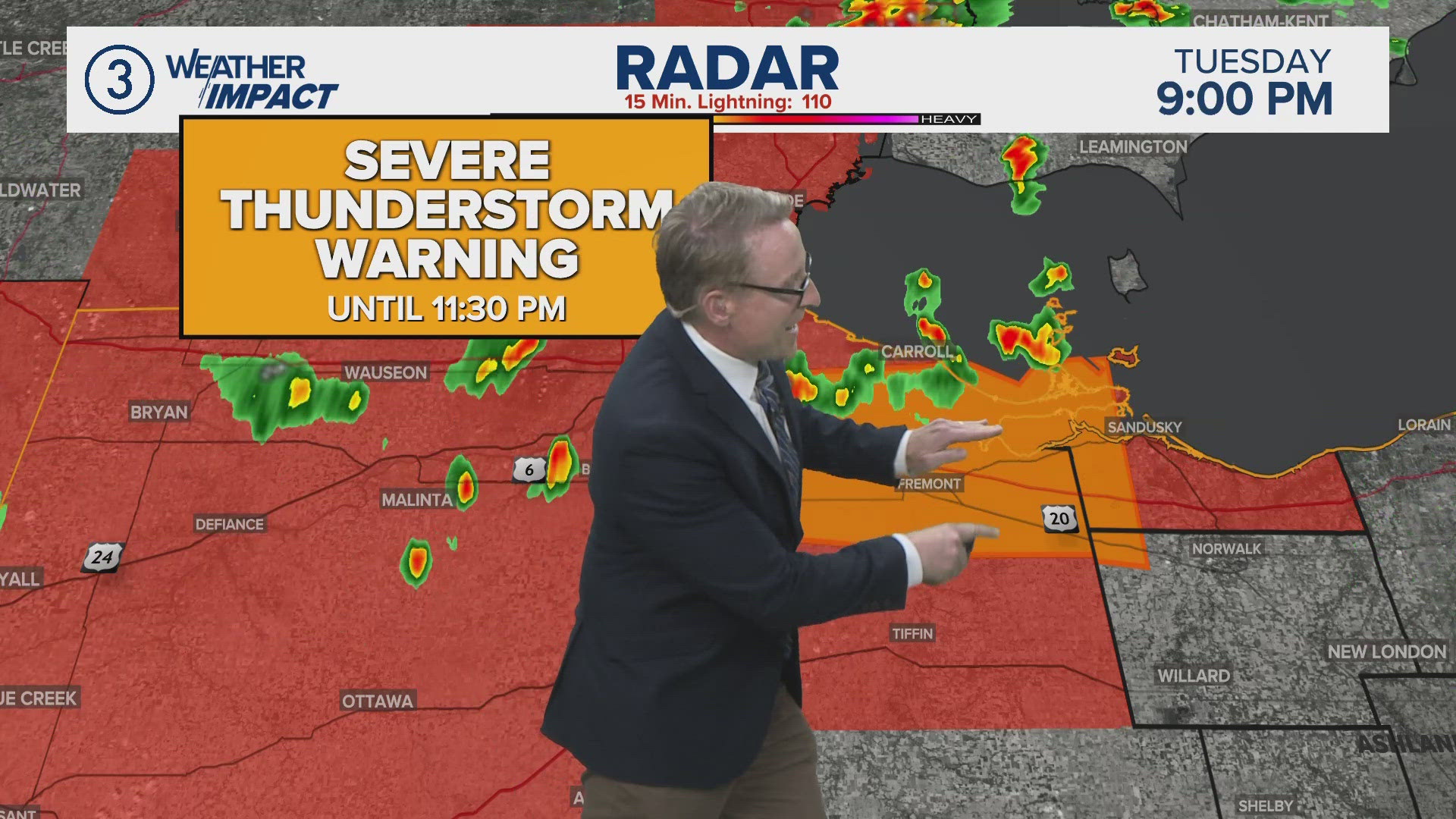 Cleveland area weather: Severe thunderstorm warning issued for Erie ...