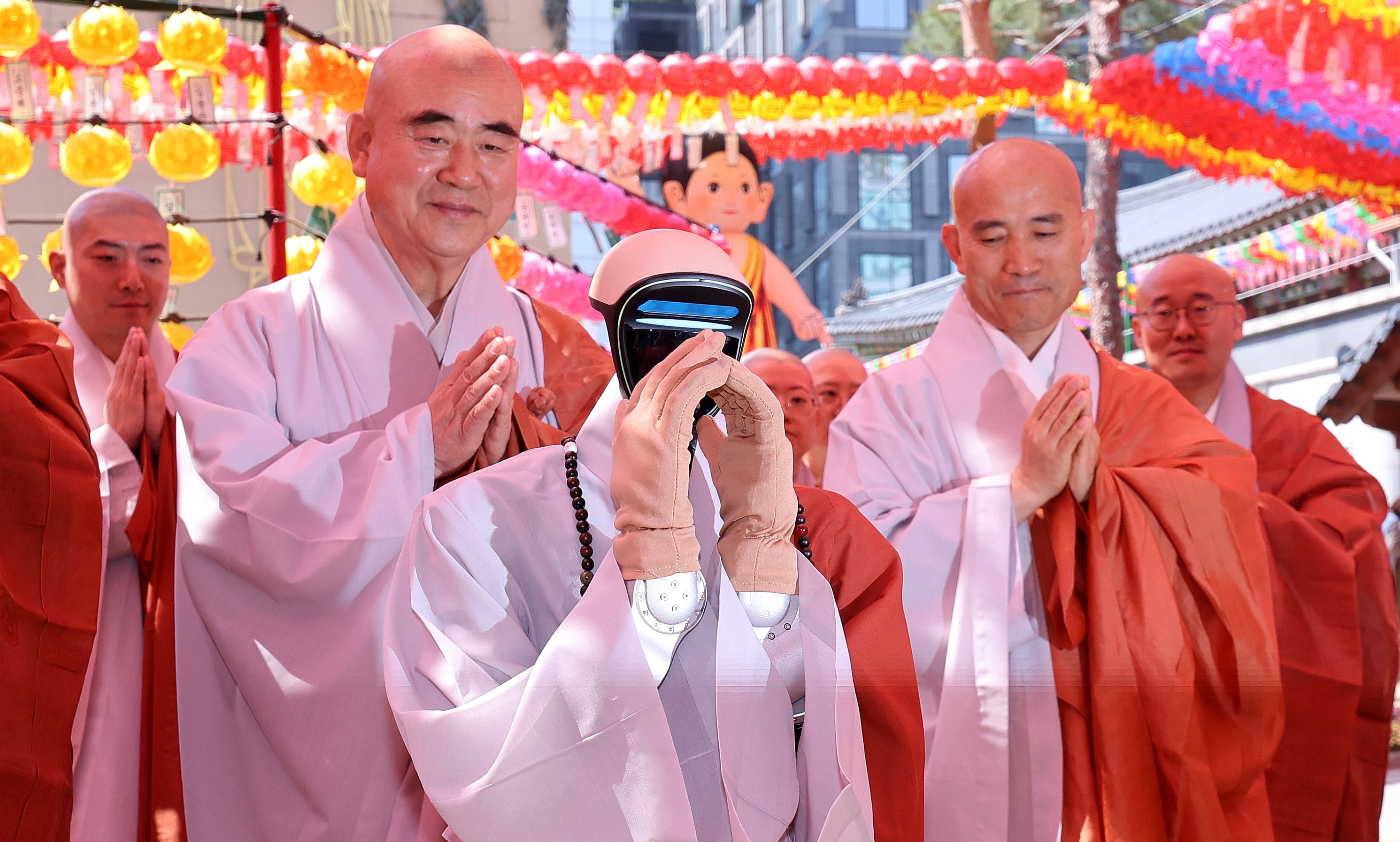 Robot monk Gavi stars at Daegu's 2026 Korea Buddhist Culture Expo