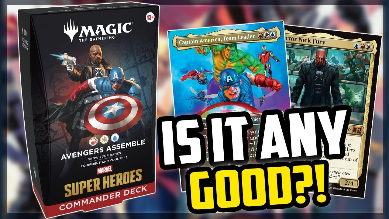 Avengers assemble commander deck revealed it's better than I expected!