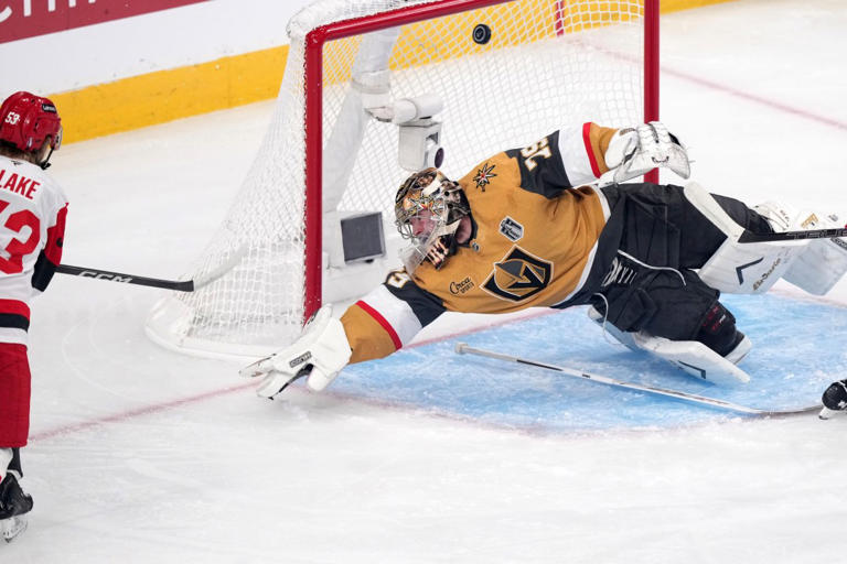Vegas Golden Knights fall to Carolina Hurricanes in Game 4; series tied 2-2