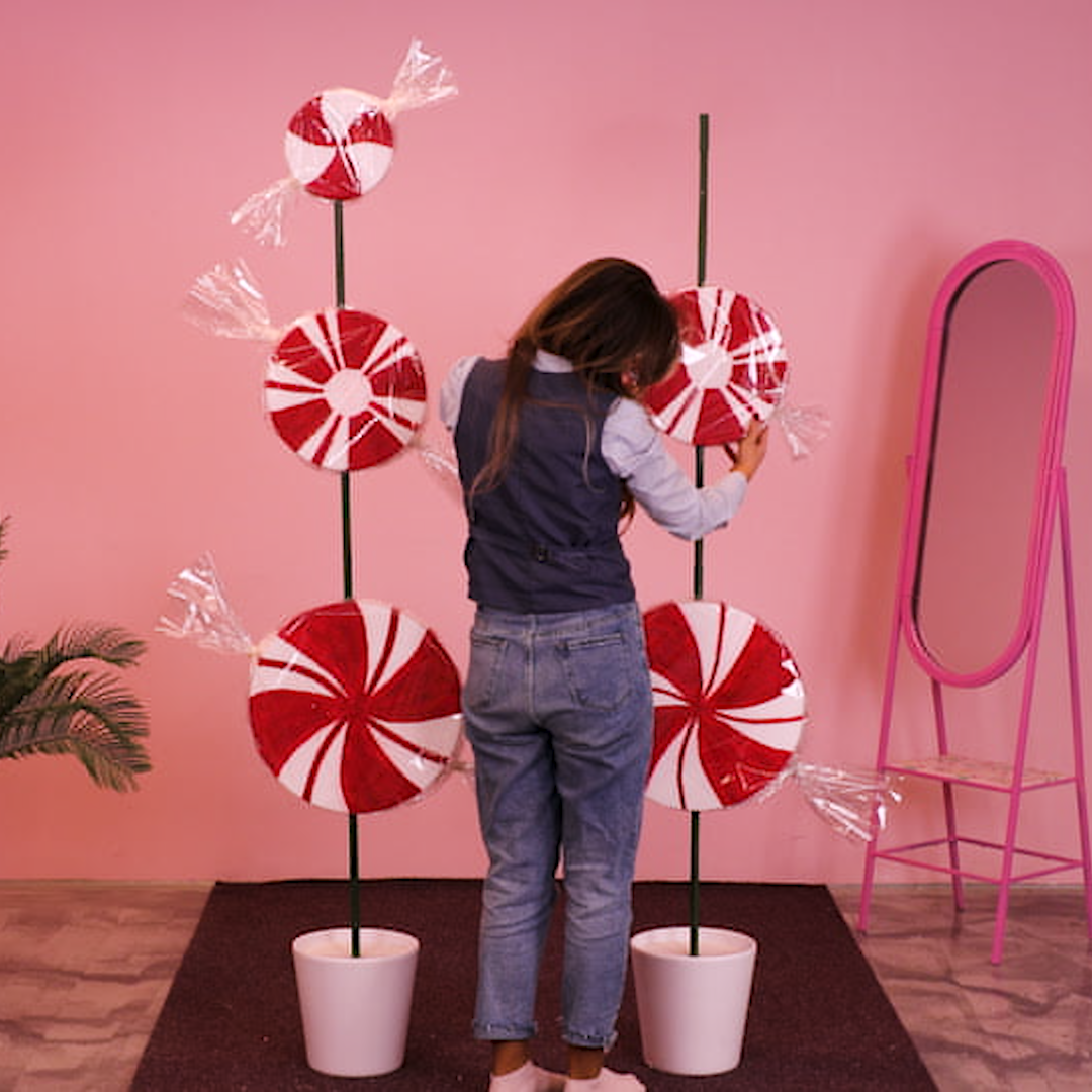 Transforme sua porta em um paraíso de doces cana 🍭