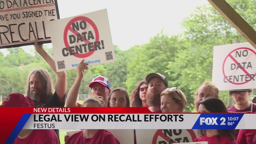 Festus rejects recall; data center foes vow to fight on