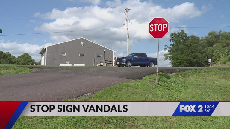De Soto fire chief warns of dangers from stop sign vandalism
