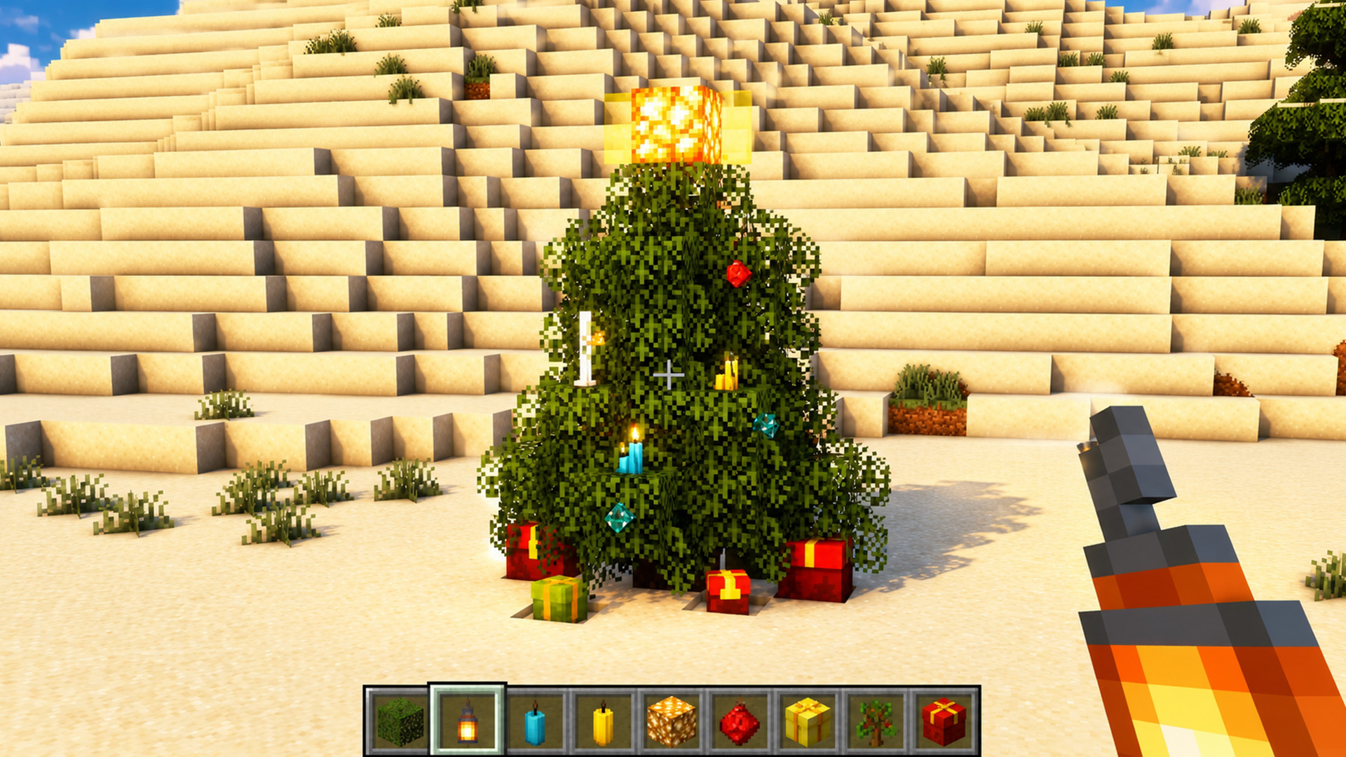 Small Christmas decoration hacks for Minecraft houses and villages