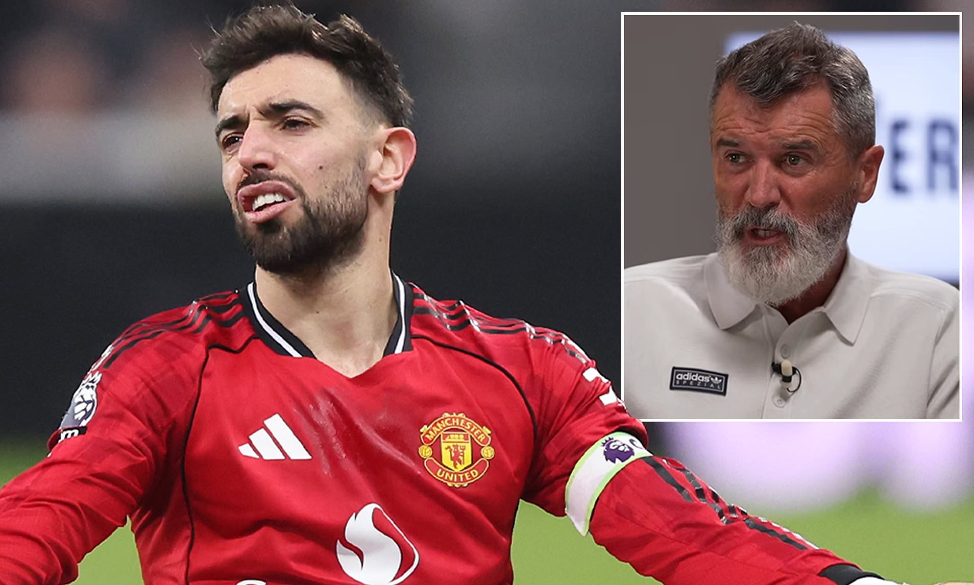 Roy Keane phones Bruno Fernandes after Man United captain accused him ...