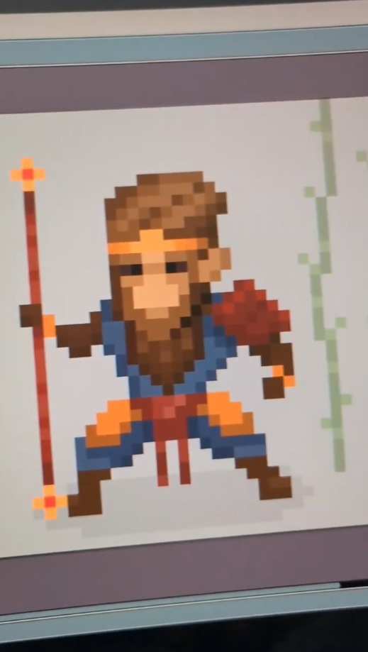 Wukong pixel art creation