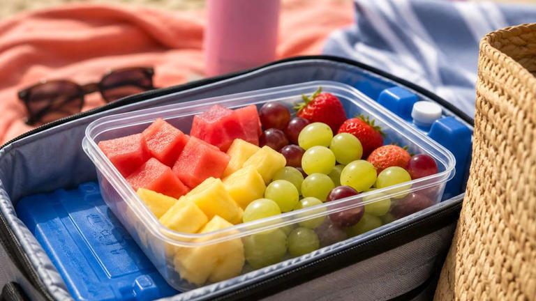 Wie man Obst mit an den Strand nimmt, ohne dass einem die Hitze einen ...