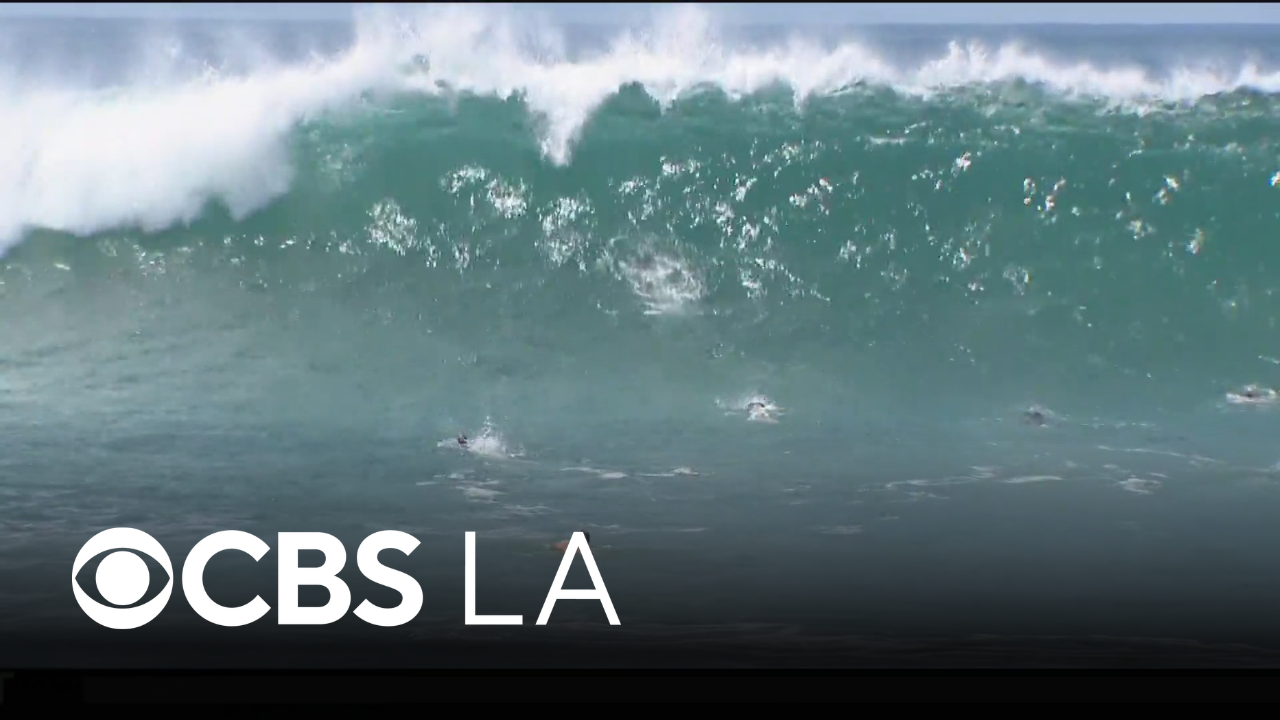 Huge waves draw crowds and concern to the Orange County coast