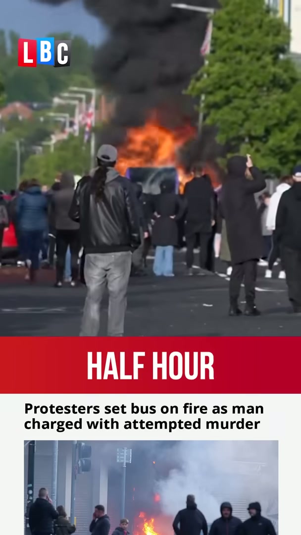 Riots break out in Belfast | LBC