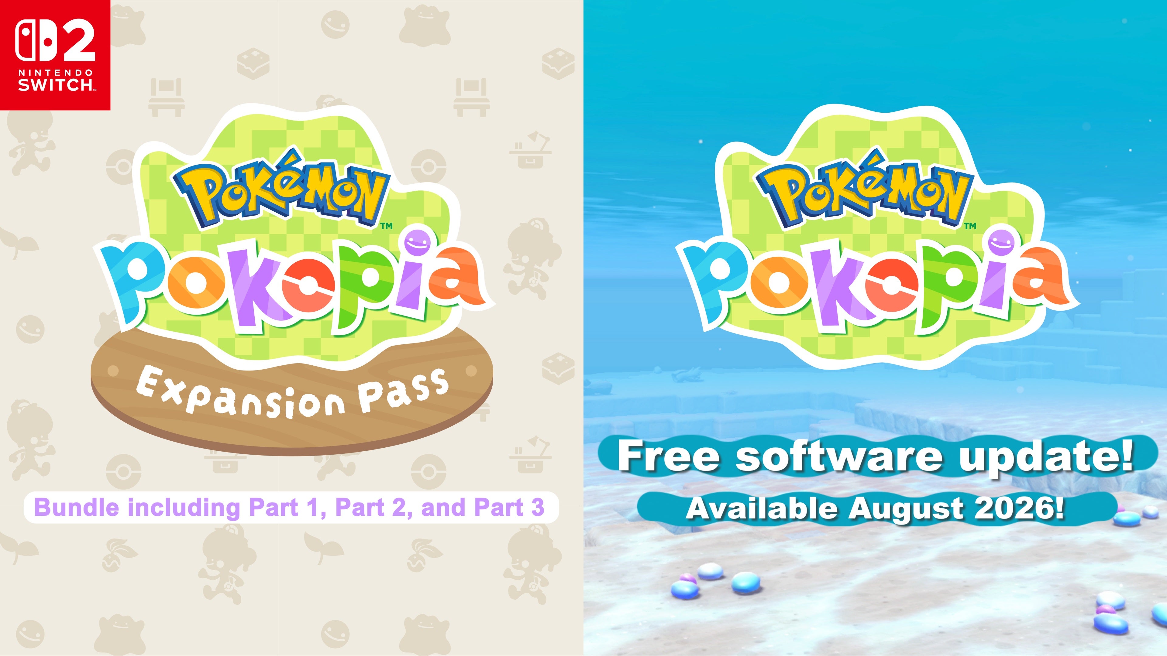 Pokémon Pokopia update and expansion pass DLC Nintendo Direct 2026 ...