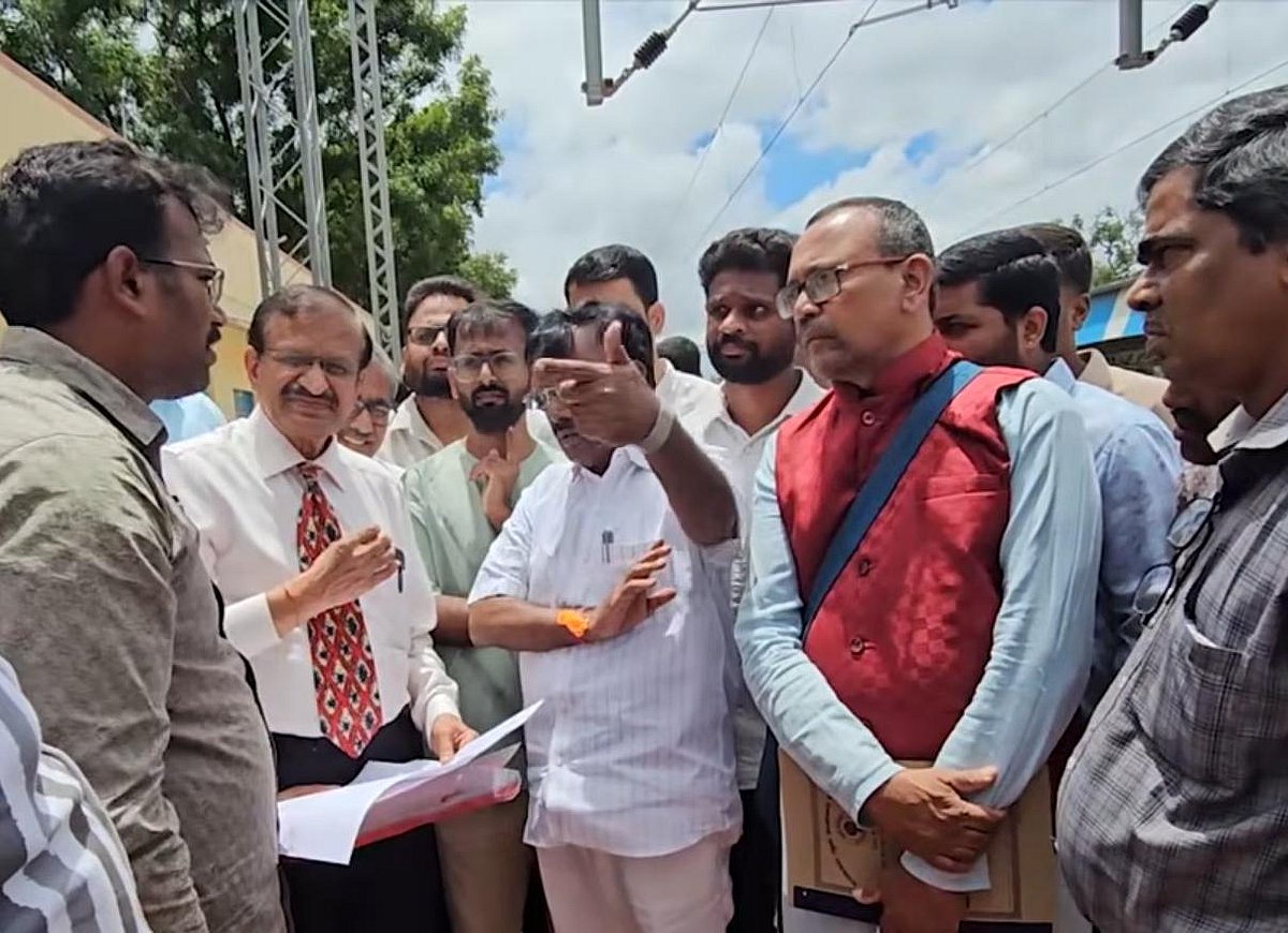 During MP Dr CN Manjunath’s visit, Anekal rail users seek better ...