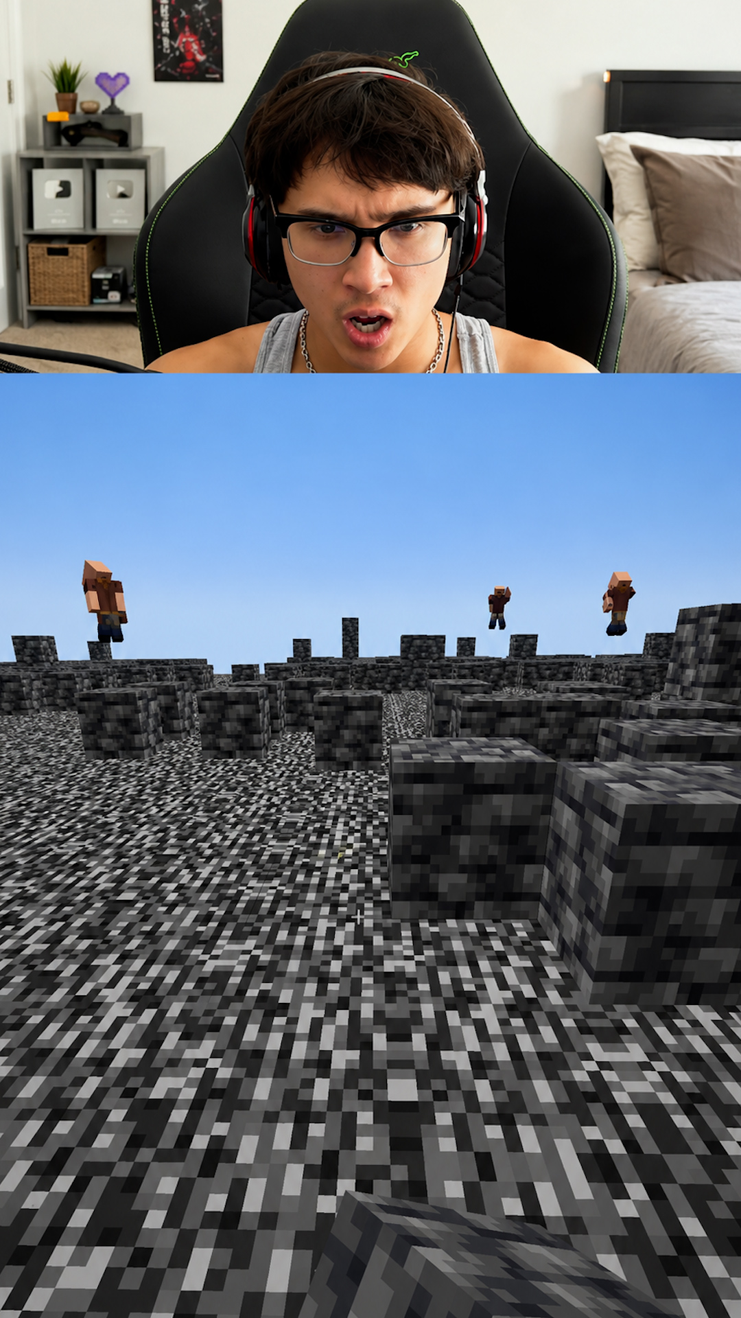 Step by step Minecraft world creation process