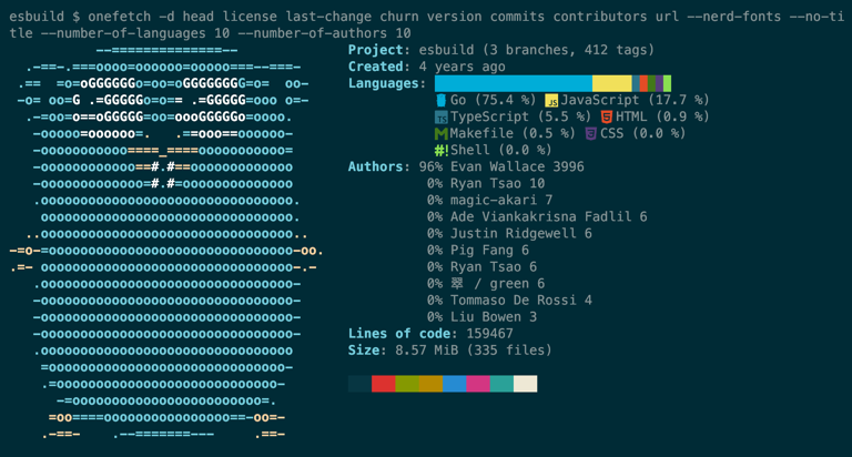 How to see beautiful Git project stats in your terminal