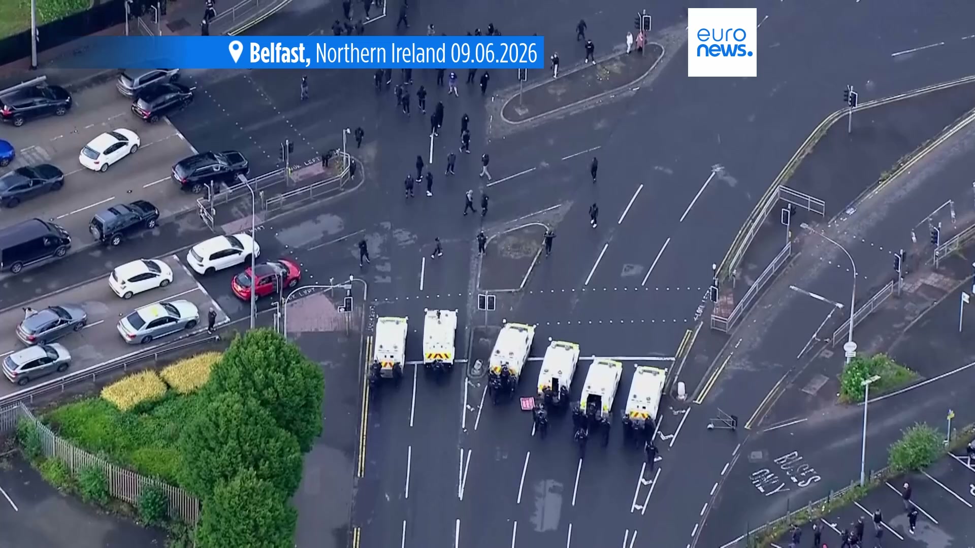 Vehicles set ablaze as anti-immigration protests break out in Belfast ...