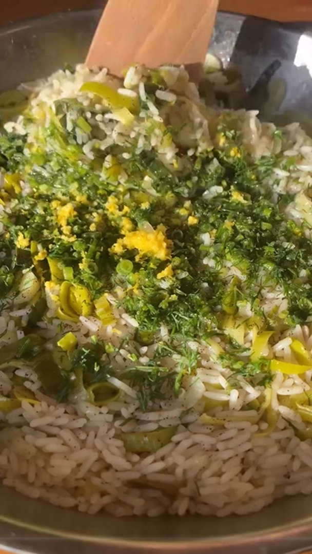 Rice and leeks pilav tips for a light and flavorful homemade dish