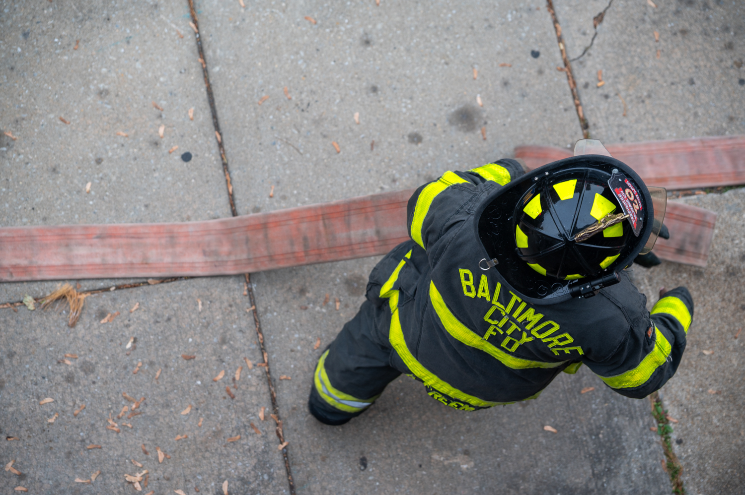 Firefighters find body outside burning South Baltimore apartment