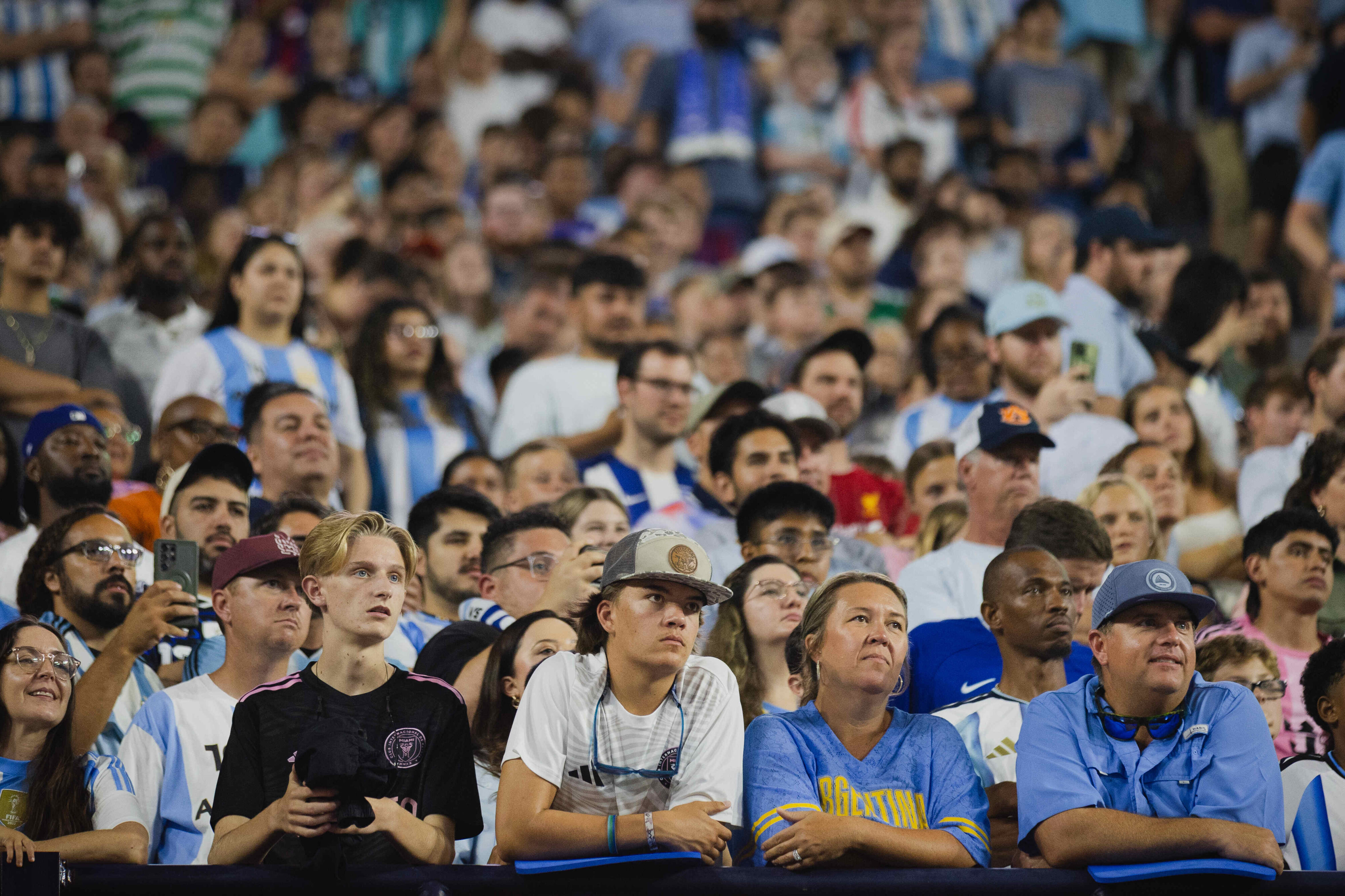 Lionel Messi plays and scores at Jordan-Hare Stadium
