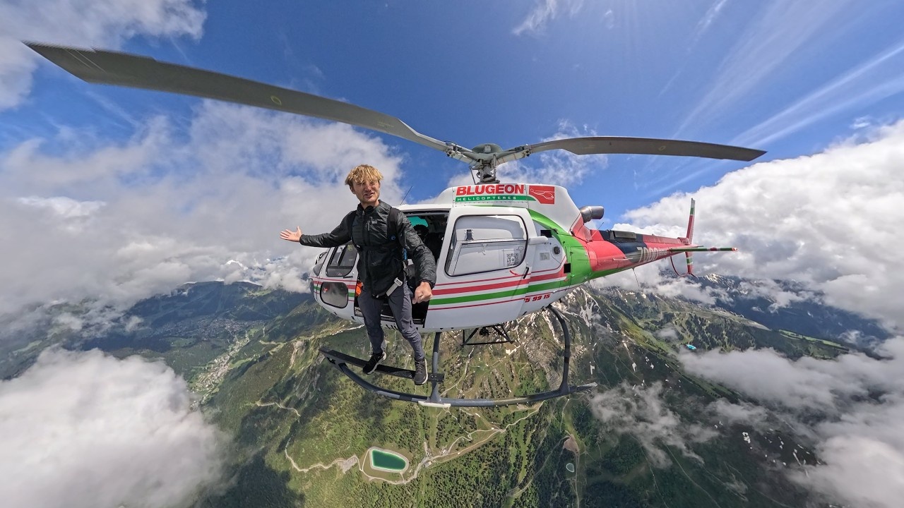 The helicopter door opened… then the adrenaline took over