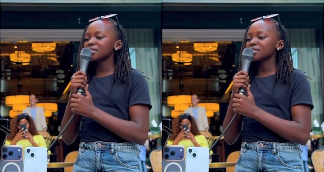 Monique Bett’s daughter Aiko moves tourists to tears in Dubai singing ...