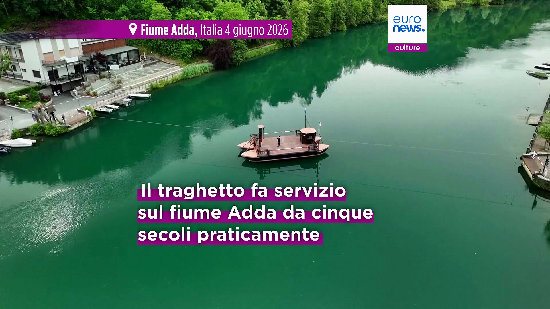 In Lombardia il traghetto di Leonardo trasporta pendolari da ...