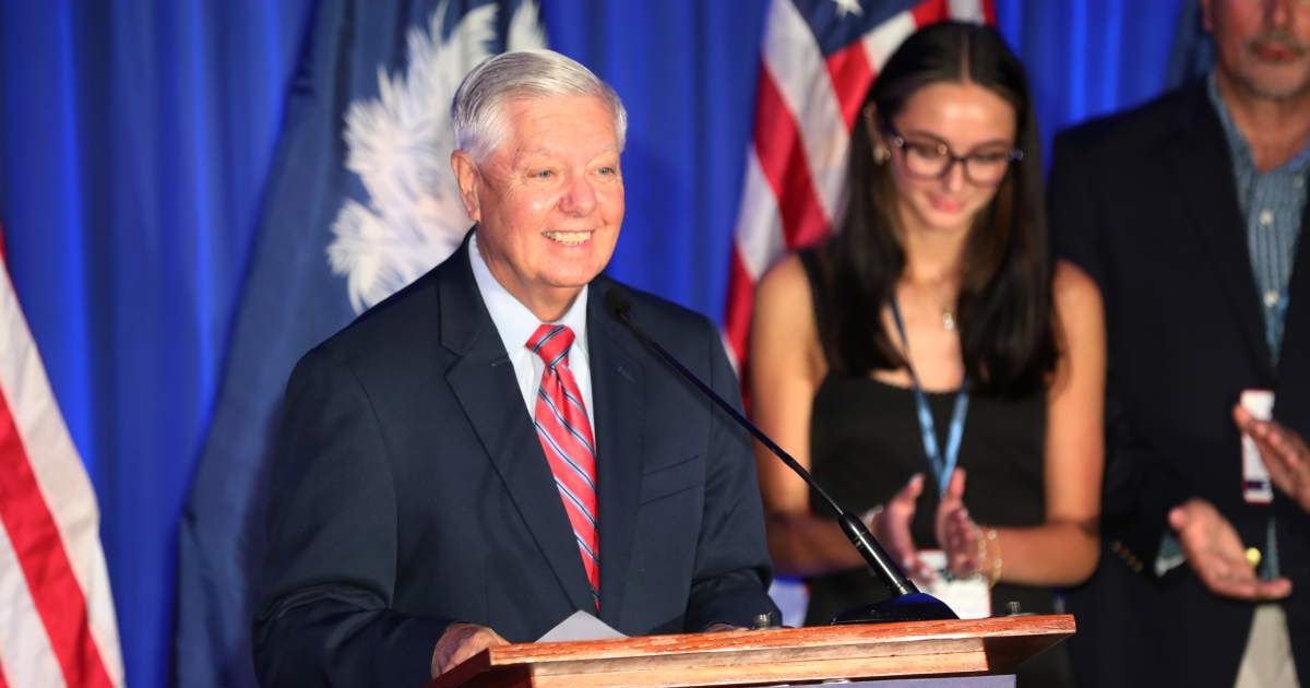 Lindsey Graham says Trump 'not far behind God' in primary victory speech