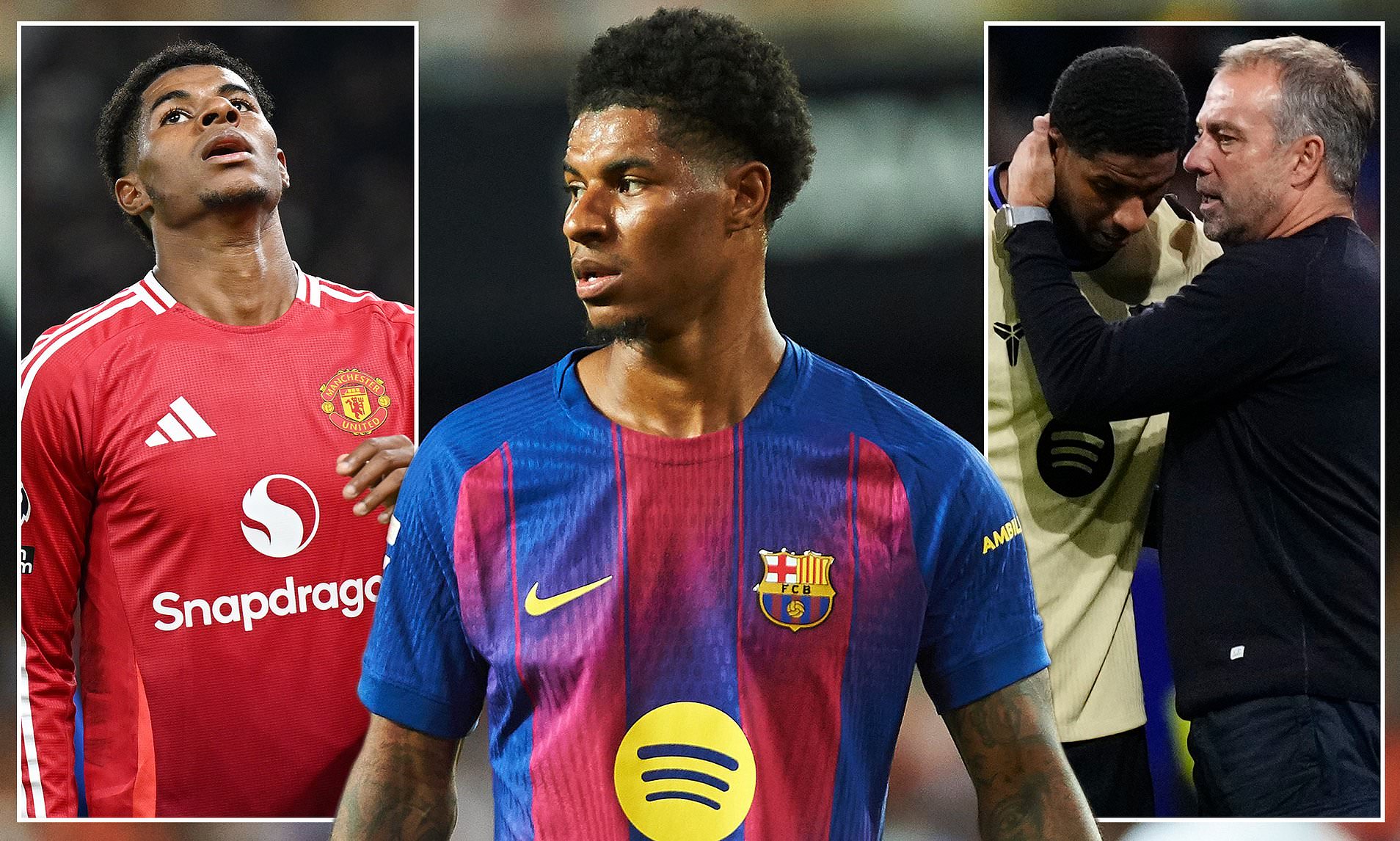 Barcelona end interest in Marcus Rashford and send him back to Man ...