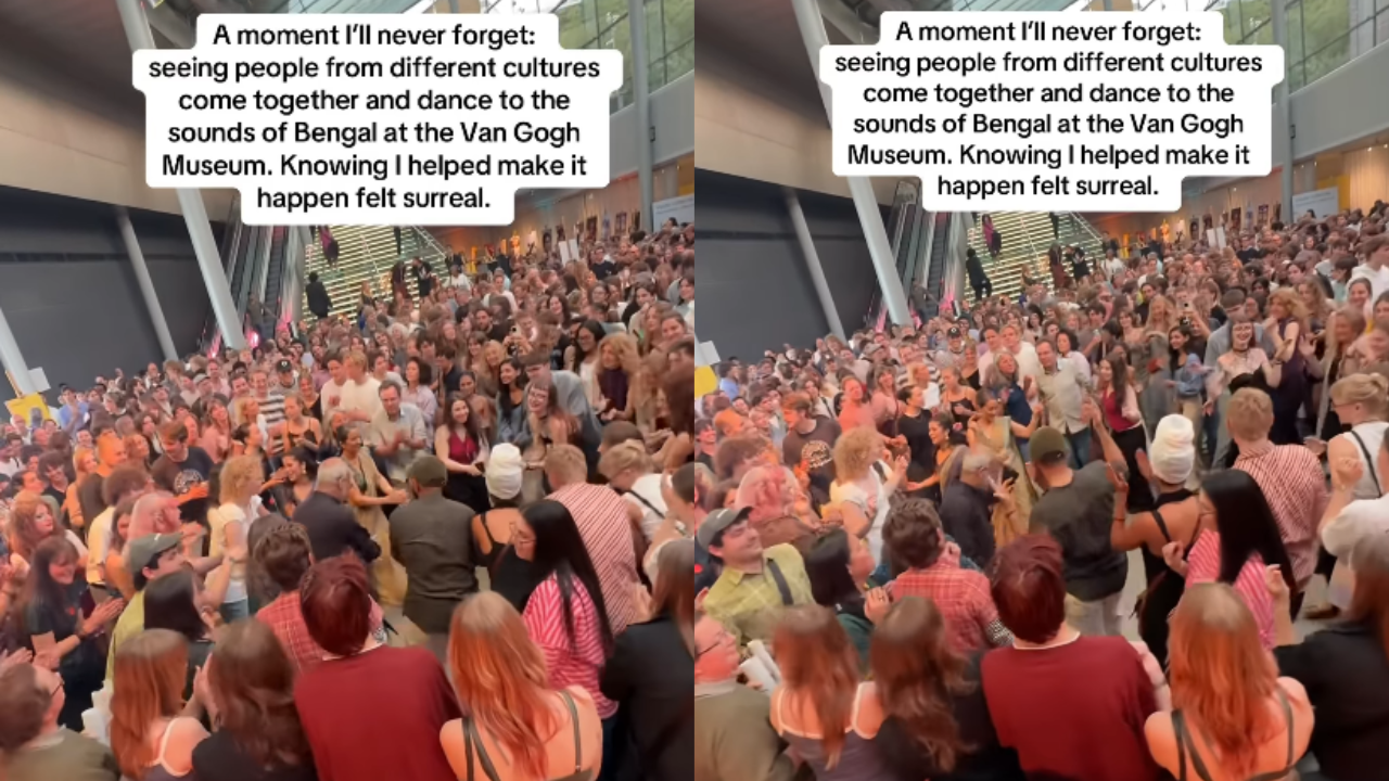 'Beautiful': Multiethnic crowd dances to Bengali song at Amsterdam ...