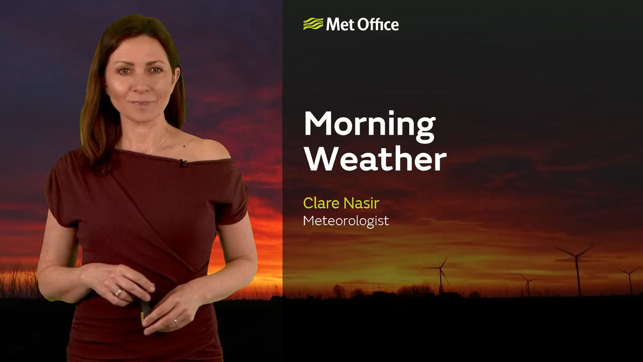Met Office Tuesday morning weather forecast 31/03/2026