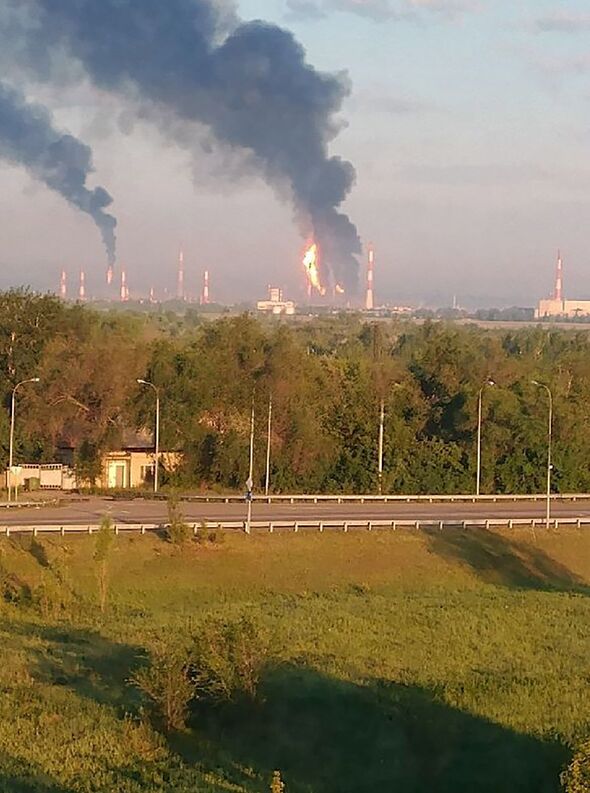 Russia burning as Ukraine launches huge attack with new missiles