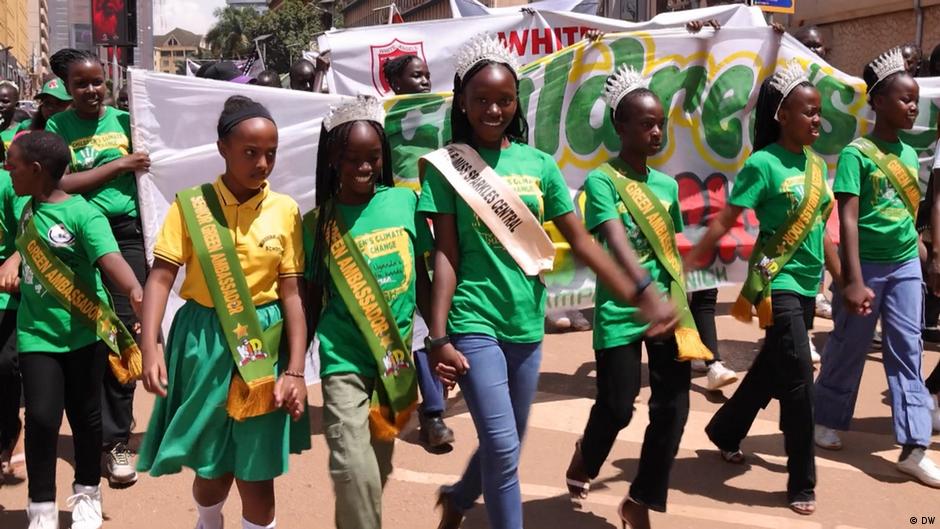 Kampala to Munich: Kids march for the planet