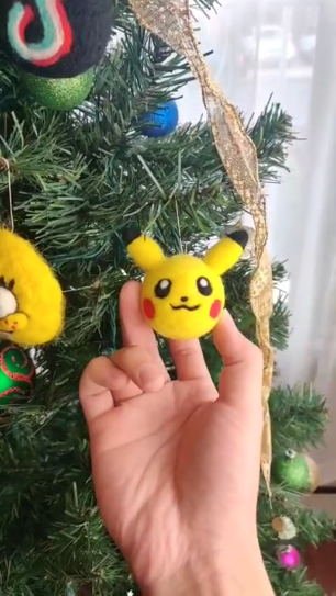 Pikachu wool art that is satisfying to watch